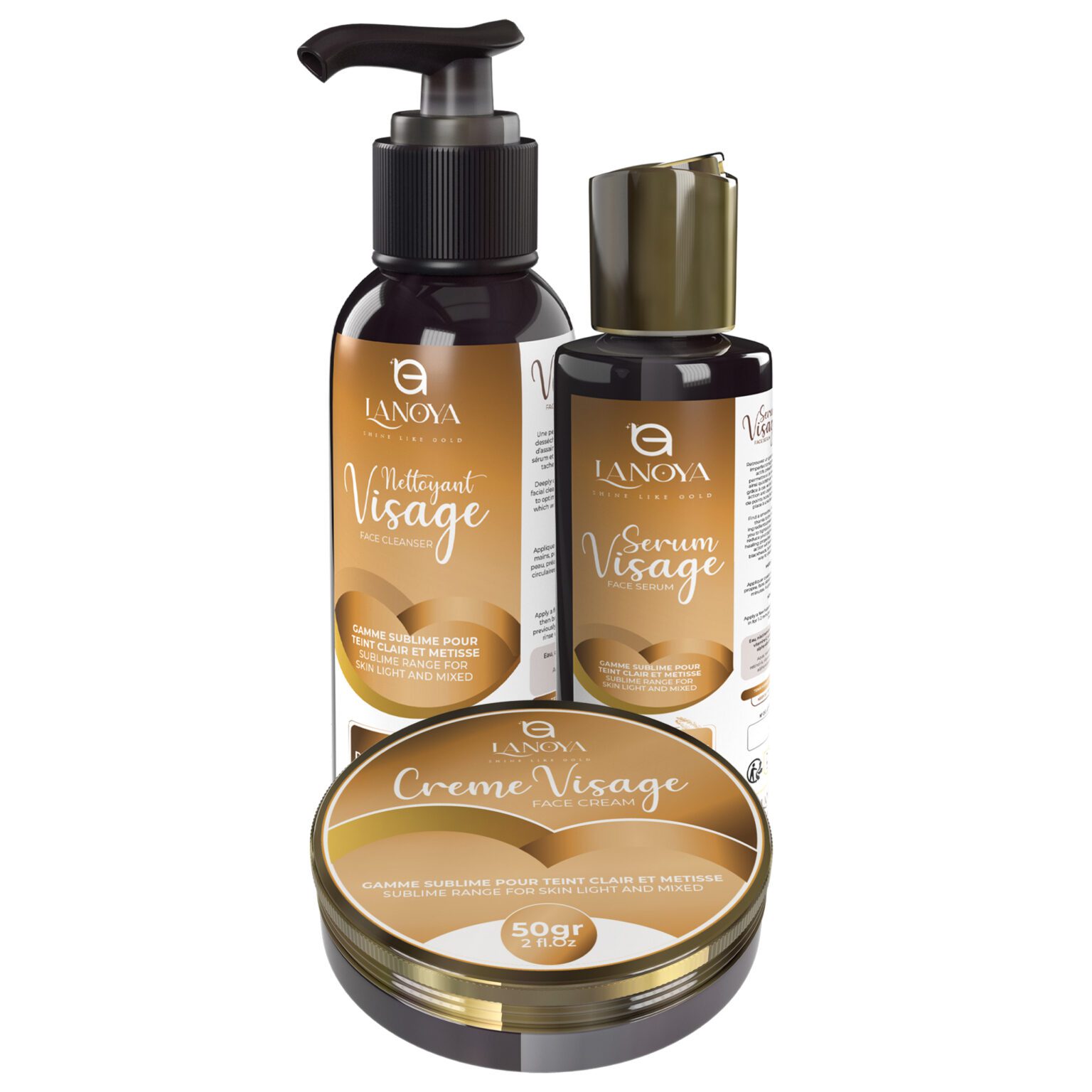 GAMME VISAGE TEINT CLAIR-METISSE – Lanoya Cosmetik